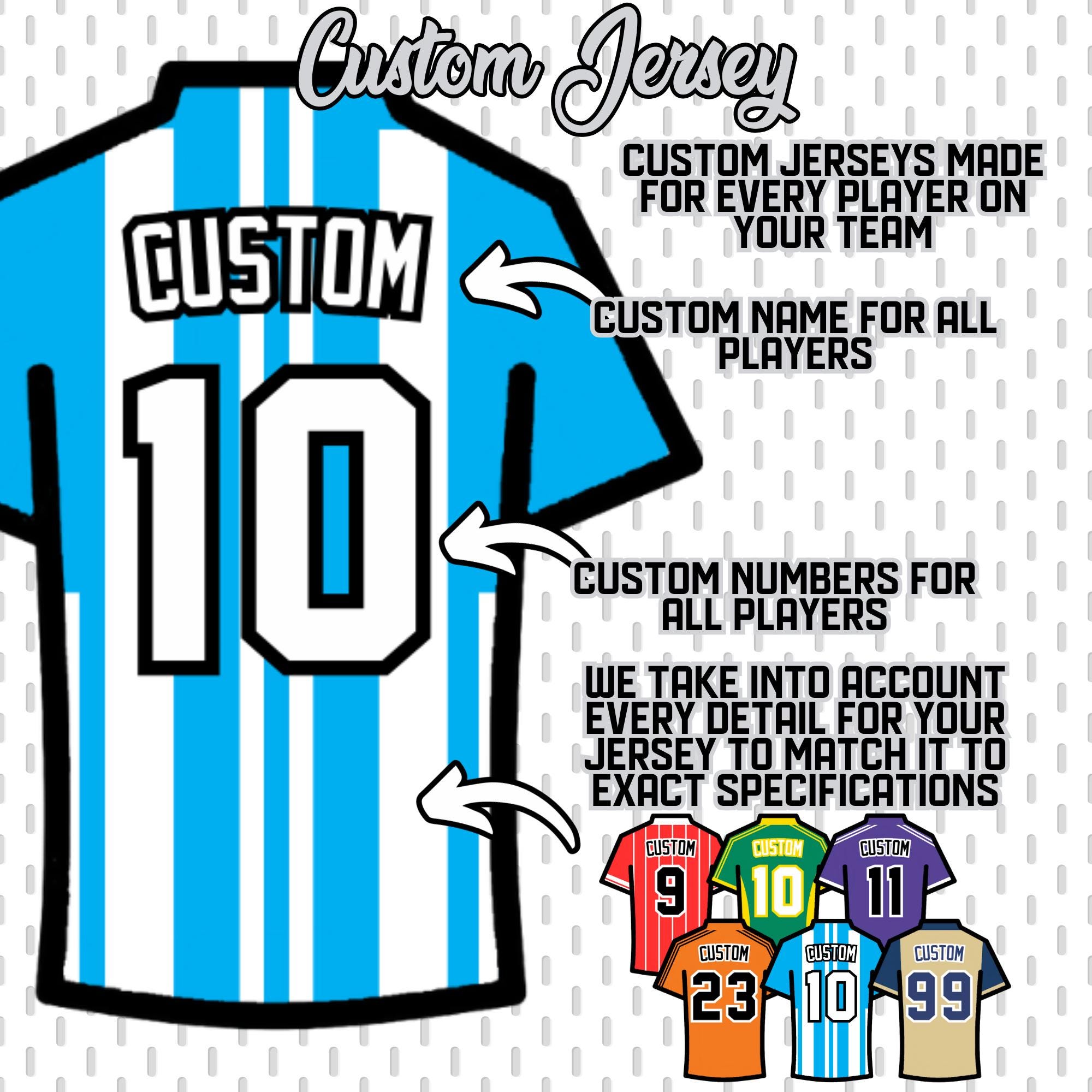 Custom Soccer Team Jersey Digital File, Canva Editable, Jersey SVG ...
