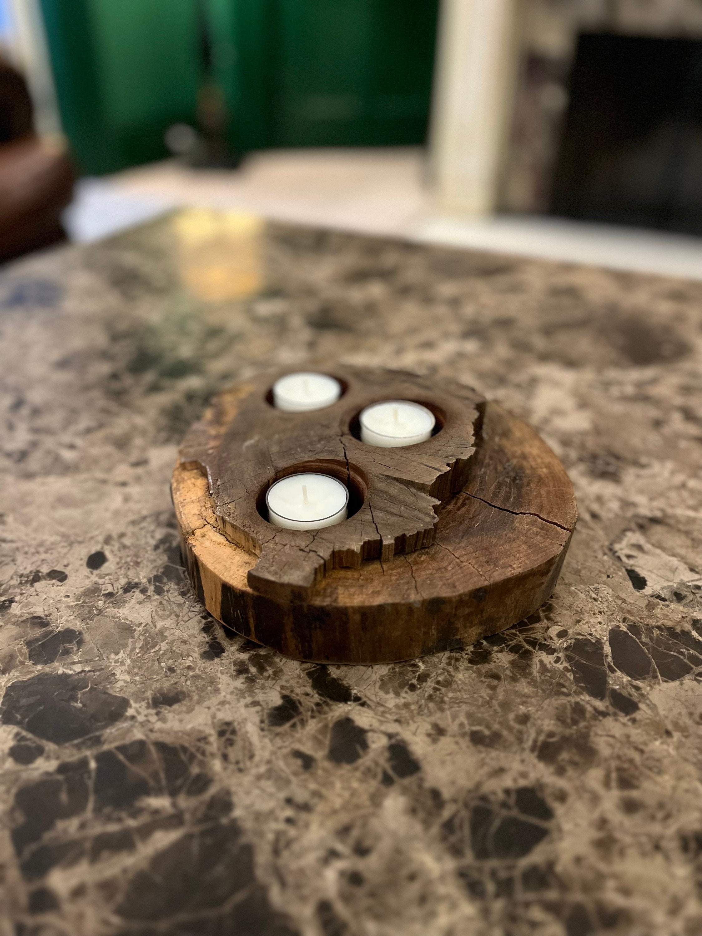 Handmade History Black Walnut Candle Holder - Etsy