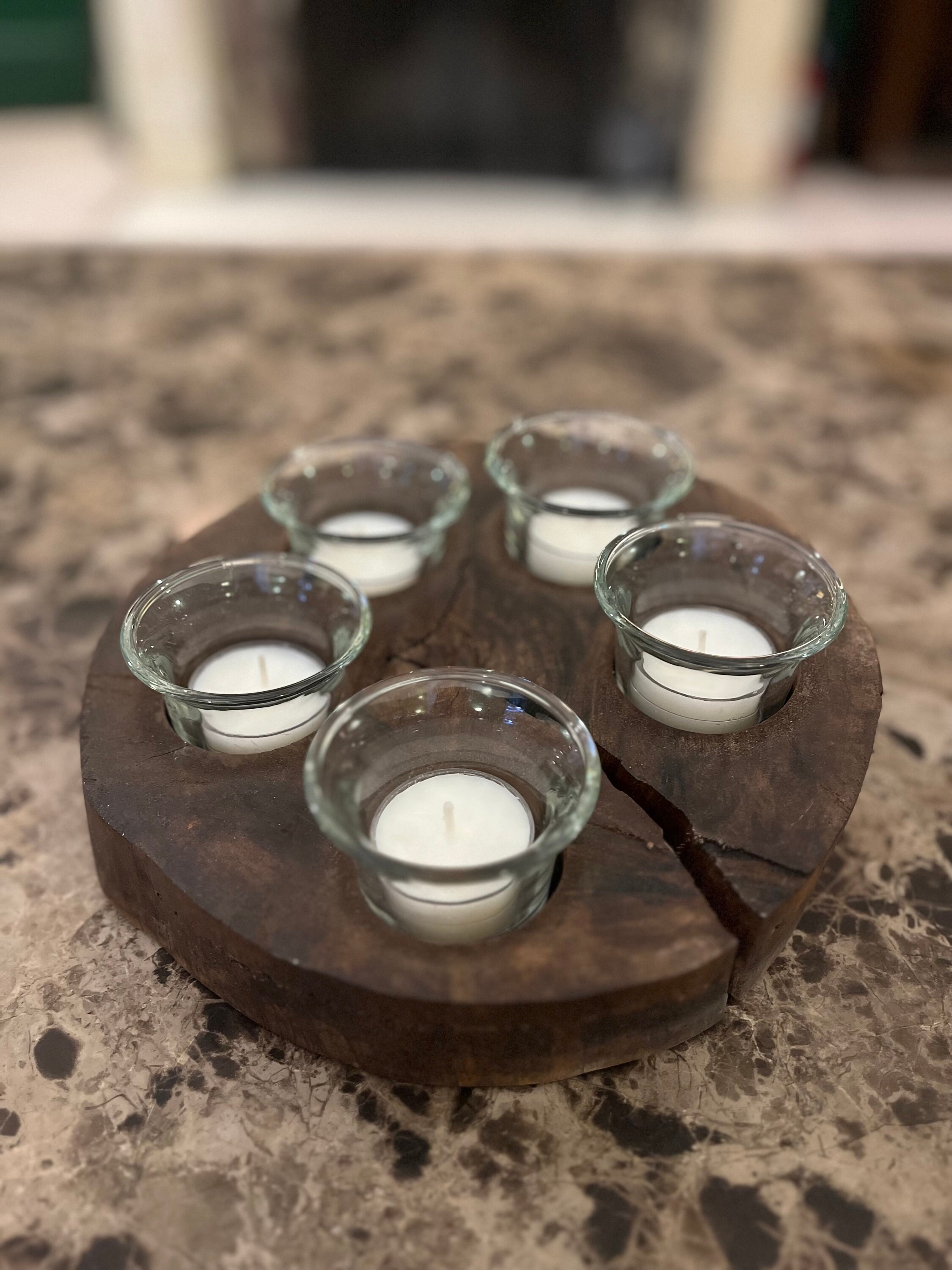 Handmade History Black Walnut Candle Holder - Etsy