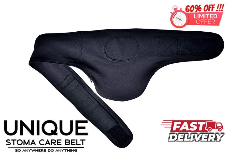 Soft Vertical Stoma Support Belt: Handmade Ileostomy Colostomy Urostomy ...