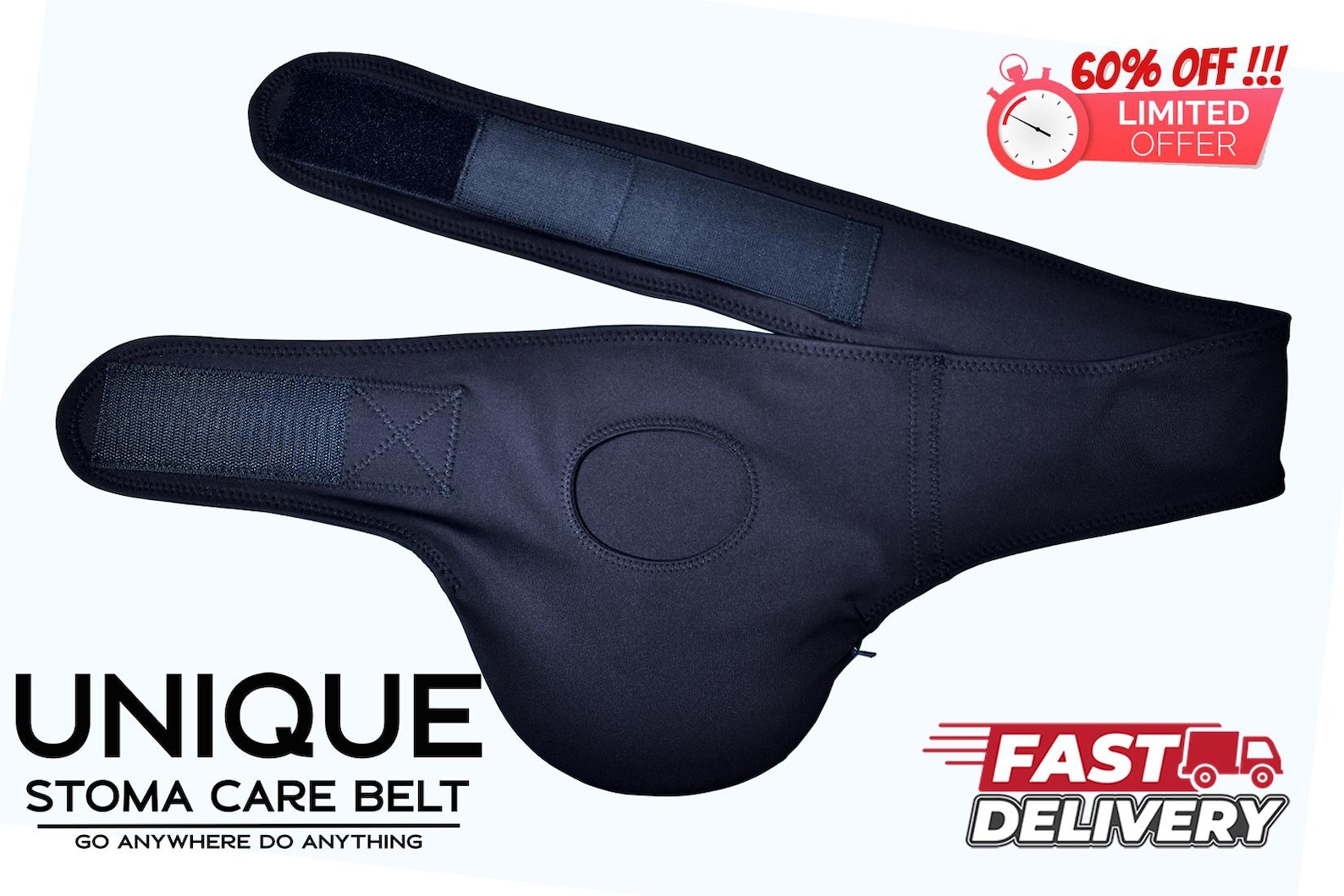 Soft Vertical Stoma Support Belt Ileostomy Belt Ostomy Belt Colostomy