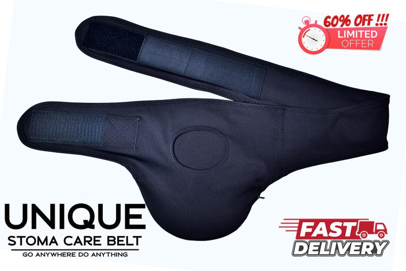 Soft Vertical Stoma Support Belt: Handmade Ileostomy Colostomy Urostomy ...