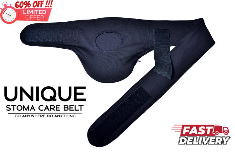 Soft Vertical Stoma Support Belt: Handmade Ileostomy Colostomy Urostomy ...