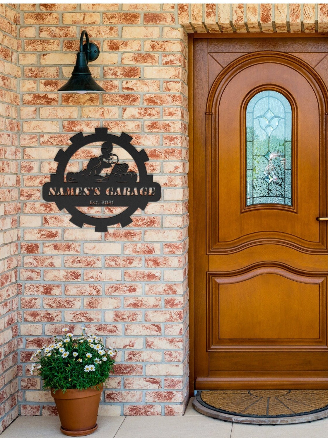 Go-kart Personalized Metal Garage Sign Wall Art, Car Sign, Racing Sign ...