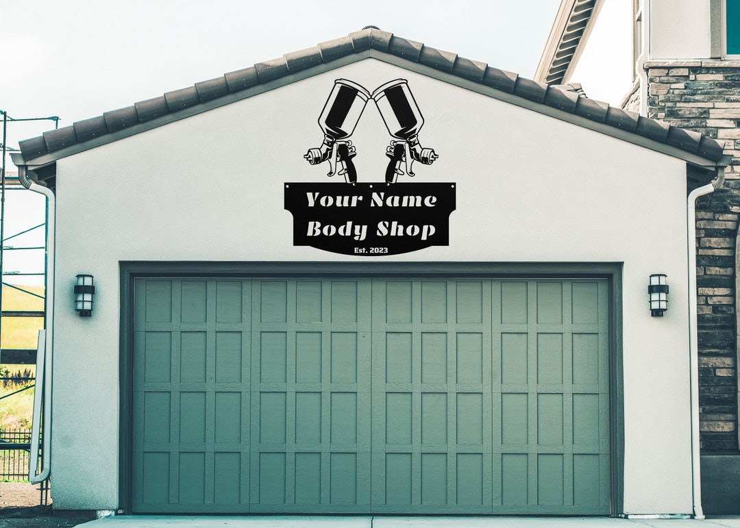 Body Shop Personalized Metal Sign - Etsy