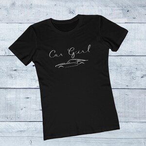 Car Girl Muscle Car Tshirt, This Shirt Will Become a Women's Favorite ...