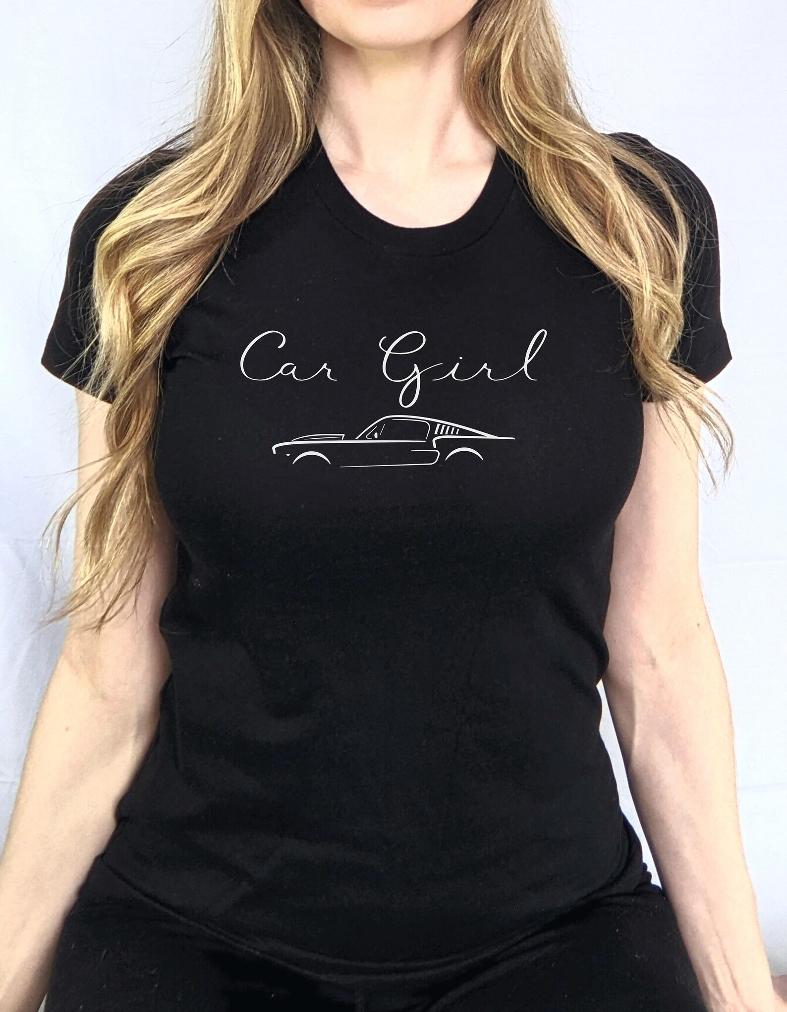 Car Girl Muscle Car Tshirt, This Shirt Will Become a Women's Favorite ...