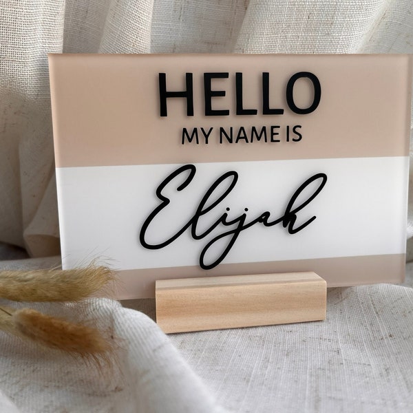 Baby Name Sign - Etsy