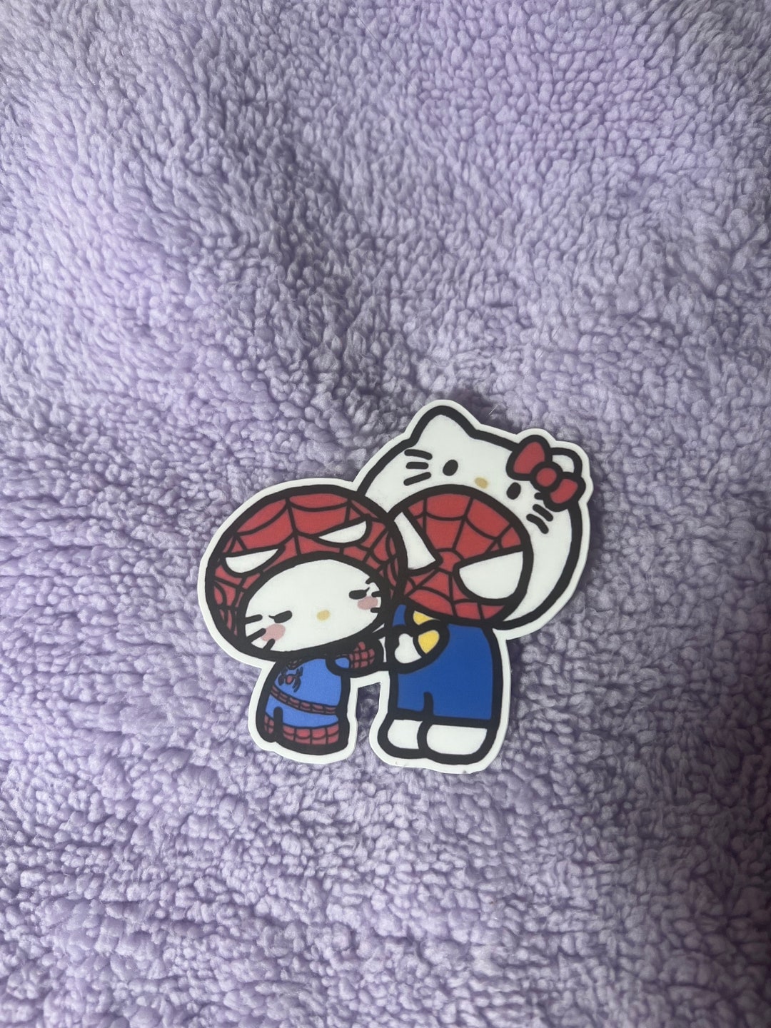 Spider-man & Hello Kitty - Etsy