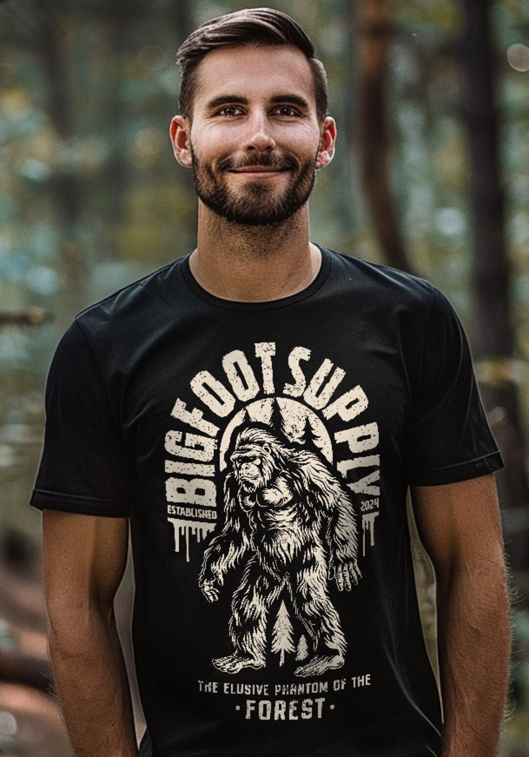 Bigfoot Supply the Elusive Phantom of the Forest Unisex Triblend Tee ...