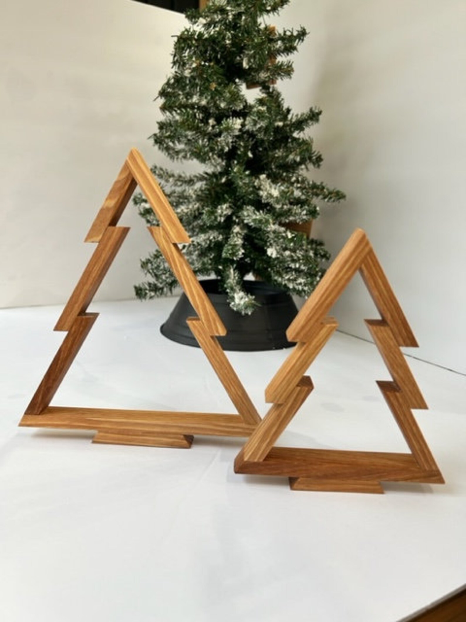 WOOD CHRISTMAS Trees/handcrafted Christmas Tree Display/ Christmas ...