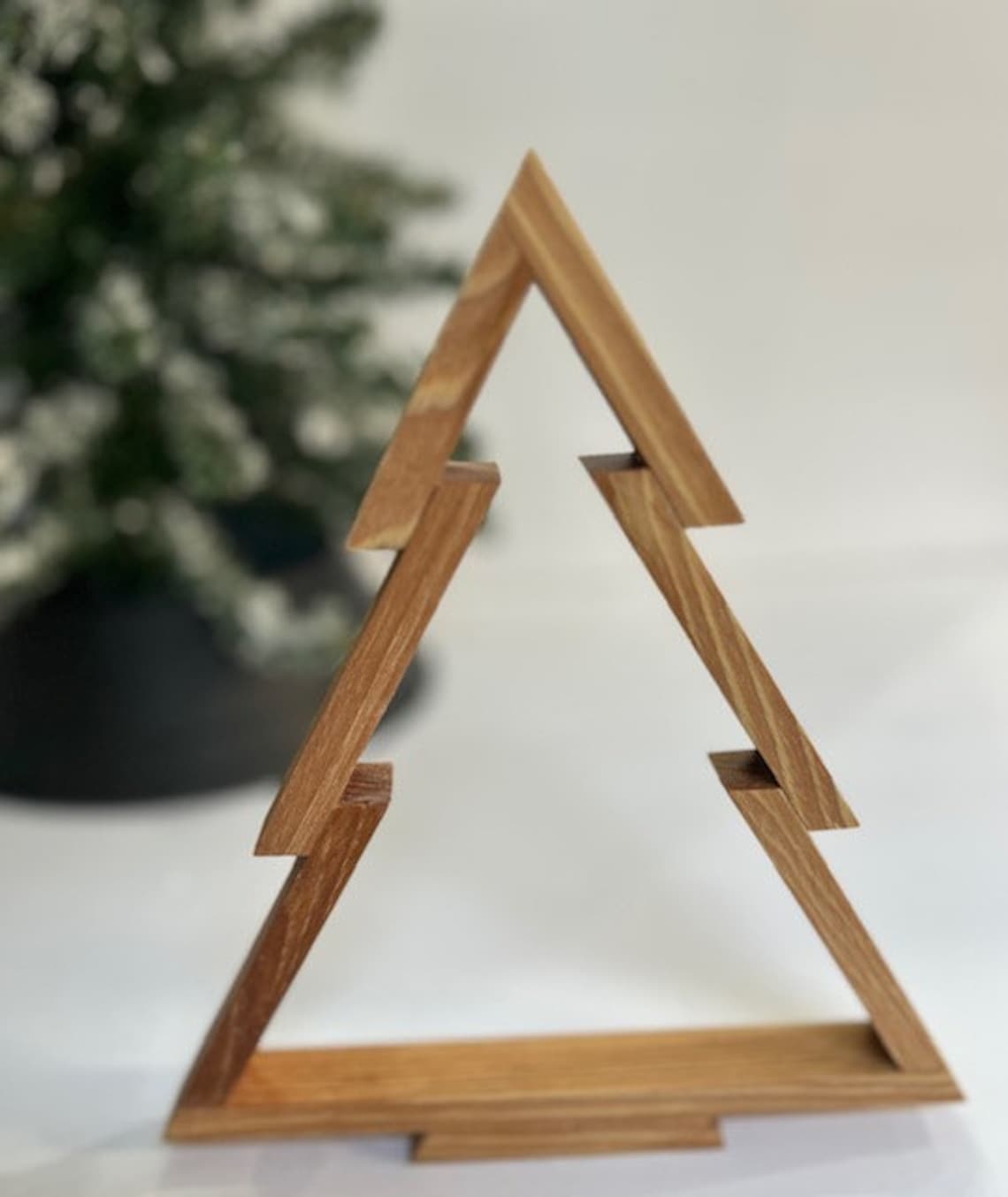 WOOD CHRISTMAS Trees/handcrafted Christmas Tree Display/ Christmas ...