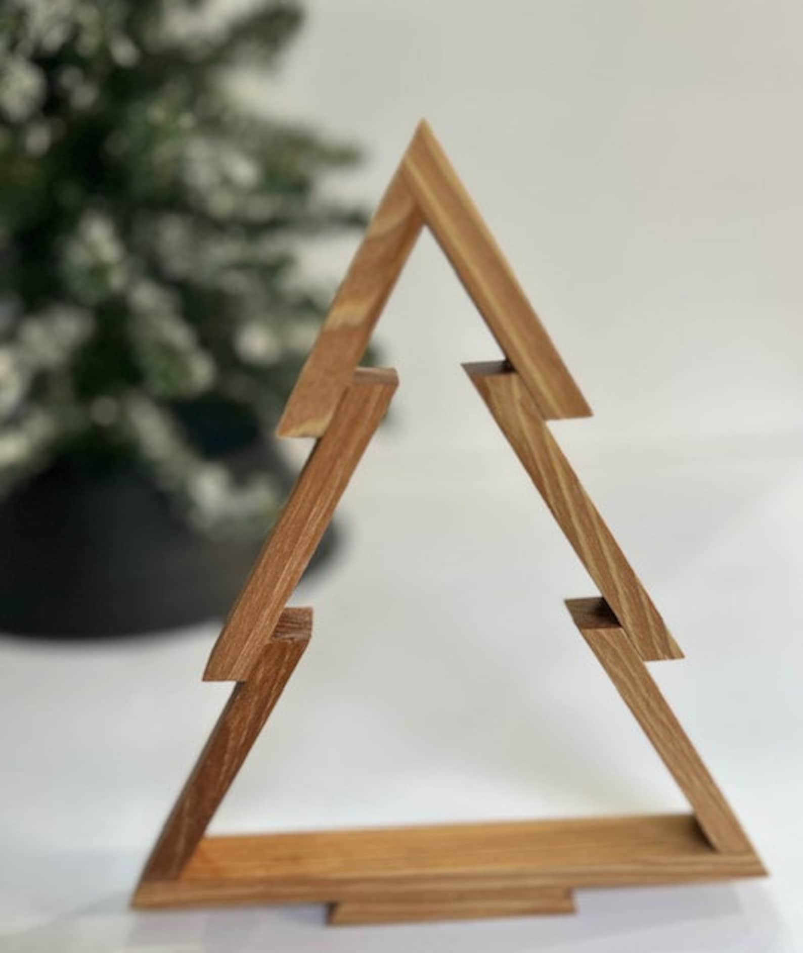 WOOD CHRISTMAS Trees/handcrafted Christmas Tree Display/ Christmas ...