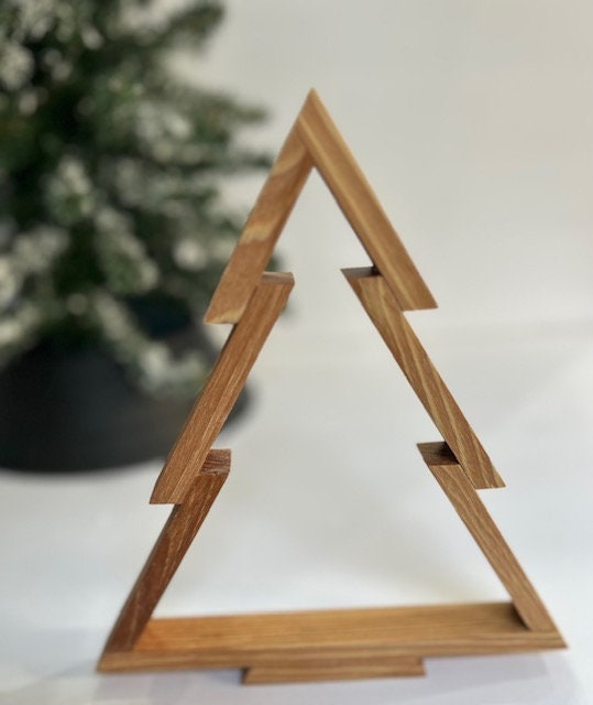 WOOD CHRISTMAS Trees/handcrafted Christmas Tree Display/ Christmas ...