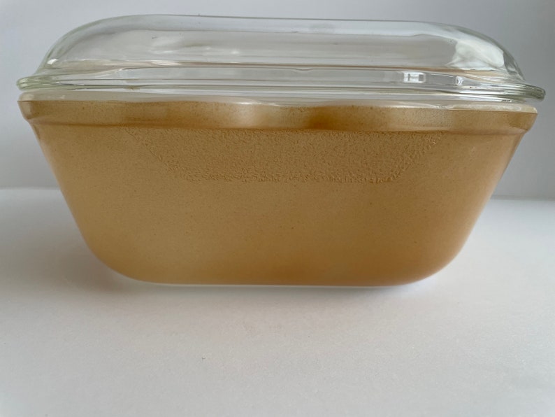 Vintage Agee Pyrex Golden Vector (kissing Frogs), Square Oven Dish in ...