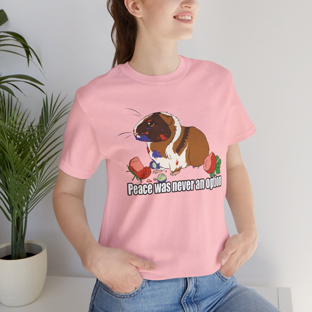 Peace Was Never an Option - a Funny Guinea Pig Devouring Strawberry and ...