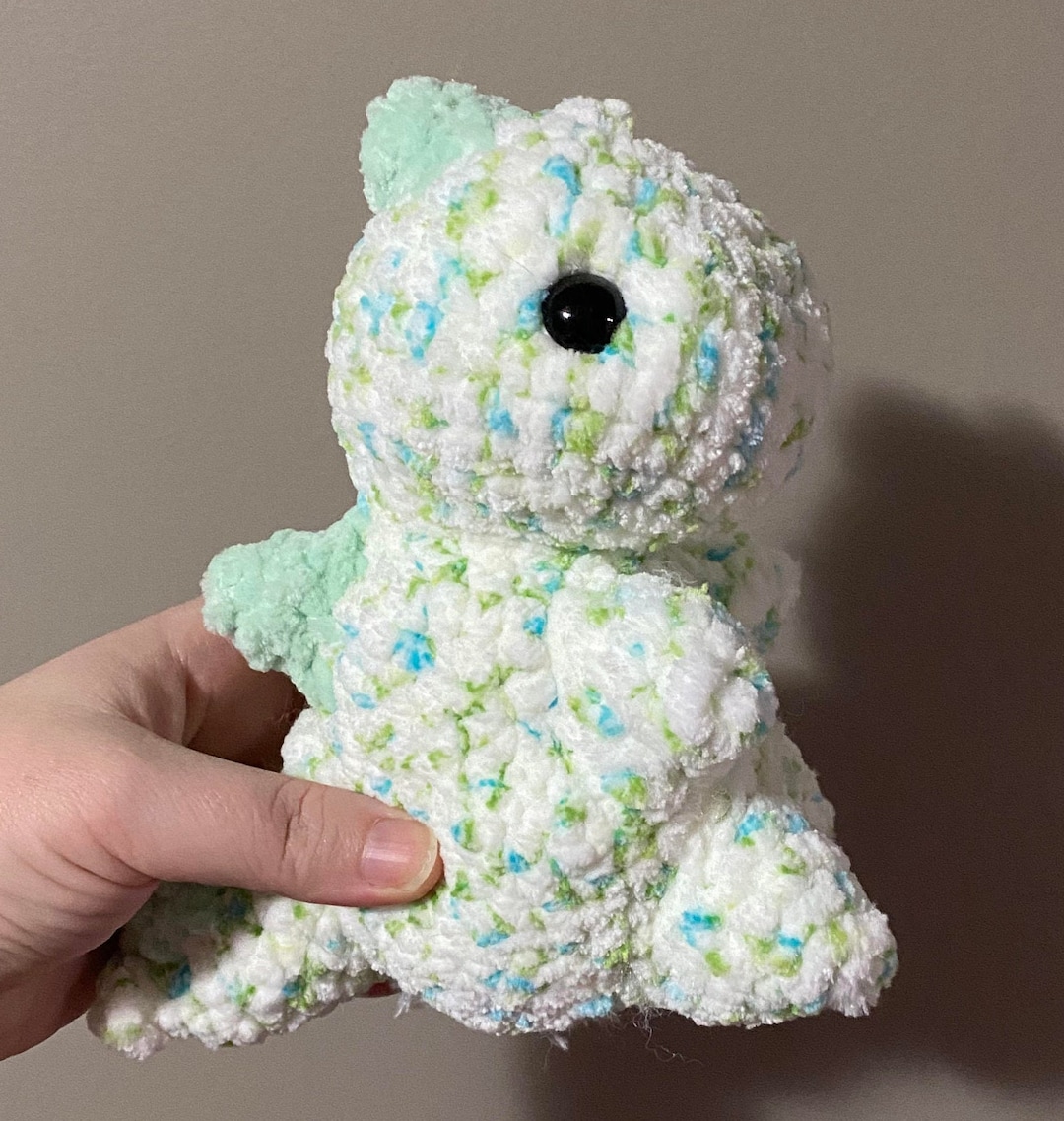 Crochet Dinosaur Plushie, Dinosaur Crochet Plush, Dinosaur Amigurumi ...