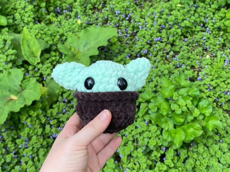 Crochet Tiny Green Alien Stuffed Animal / Baby Alien Plushie - Etsy