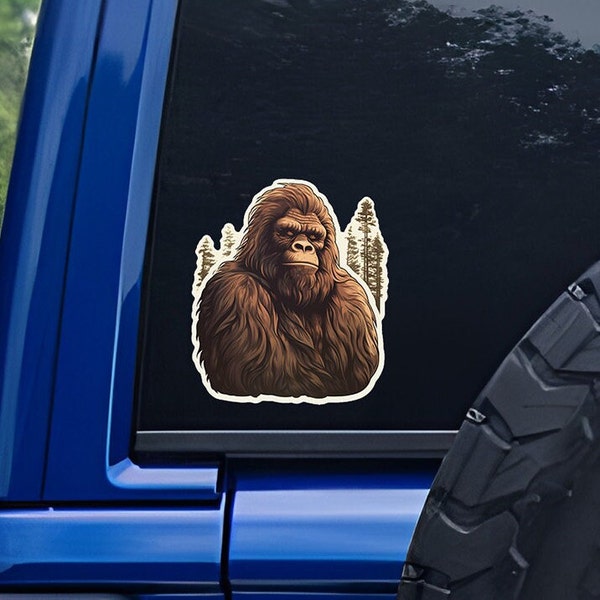 Large Bigfoot Decal - Etsy