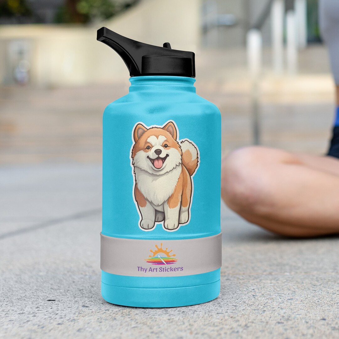 Akita Puppy Sticker Akita Inu Akita Decal American Akita - Etsy