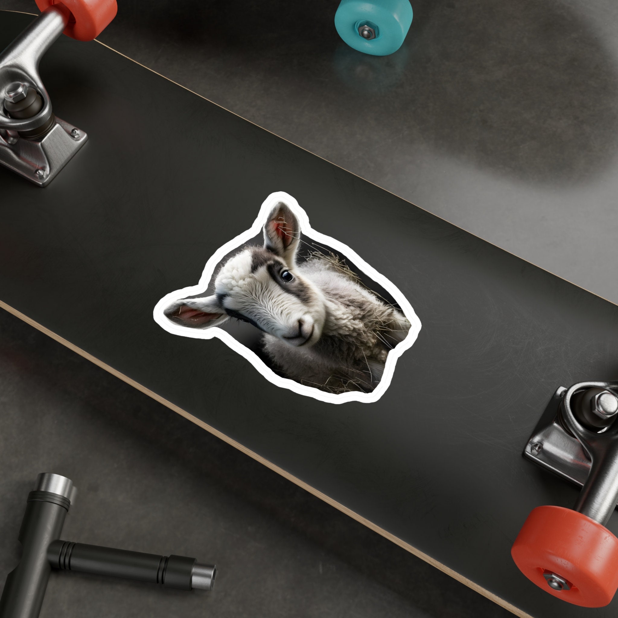 Goat Car Decal Cute Goat Sticker for Wall Tiny Goat Decal Goat - Etsy