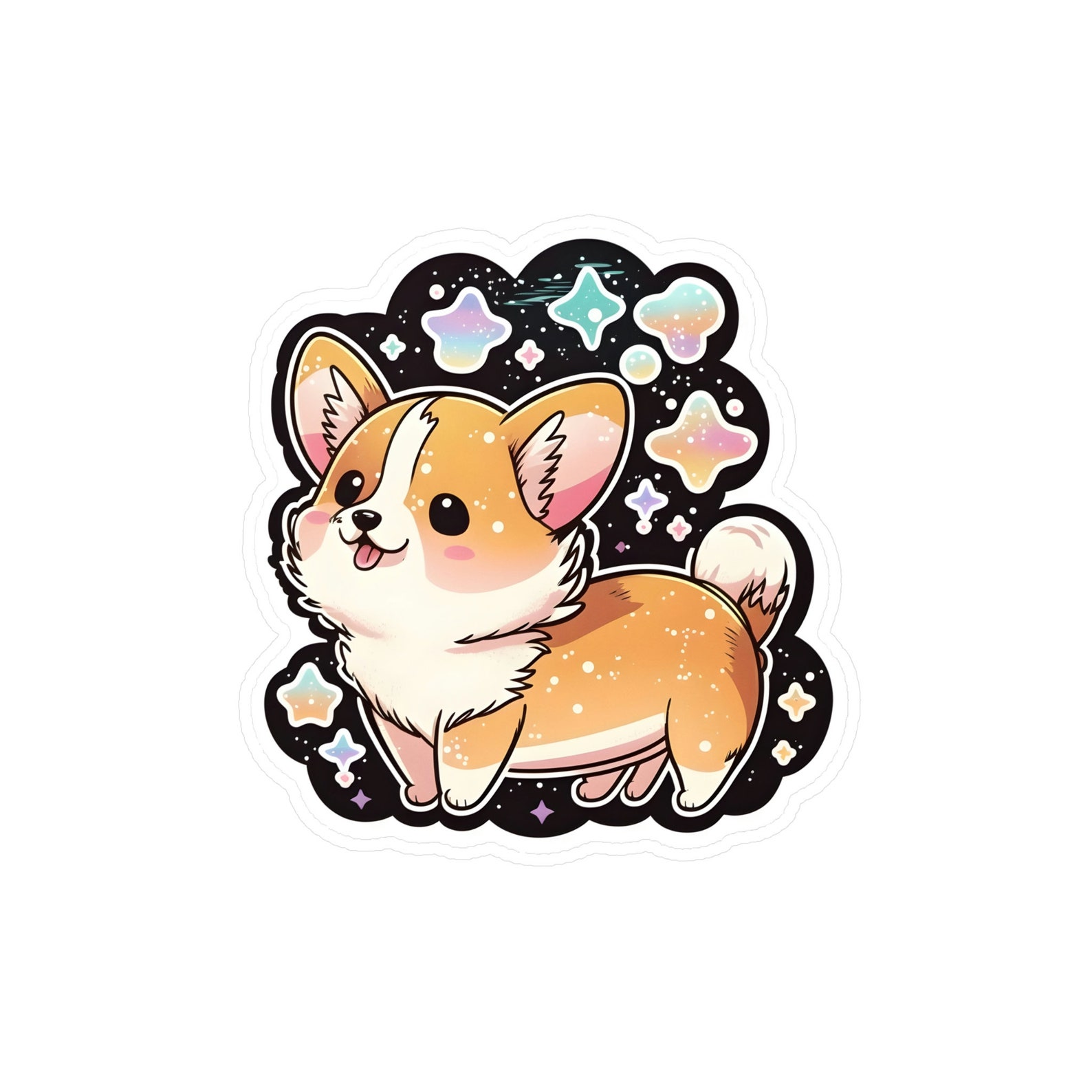 Kawaii Corgi Sticker Corgi Butt Sticker Corgi Car Sticker - Etsy
