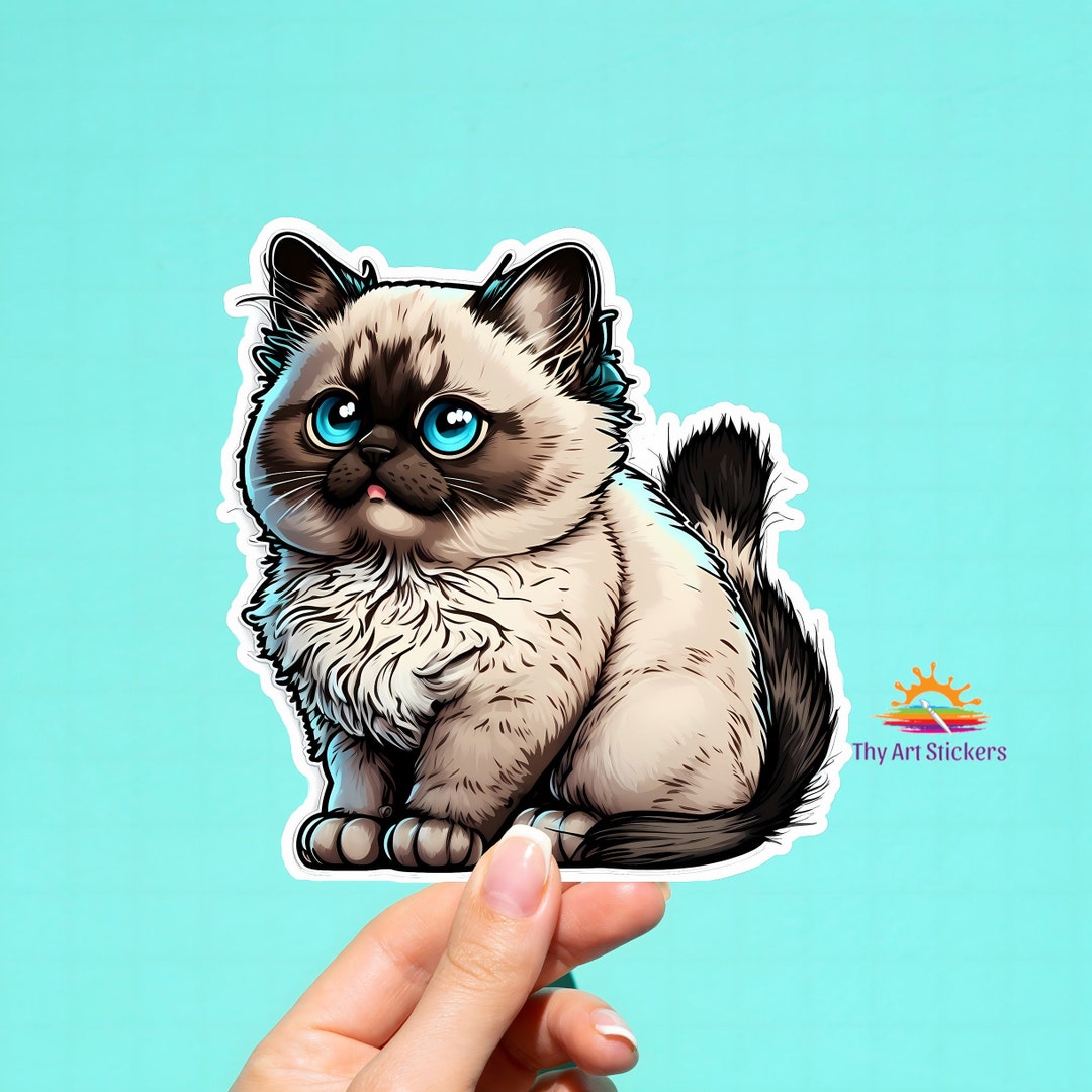 Ragdoll Sticker Ragdoll Decal Ragdoll Cat Sticker Ragdoll - Etsy