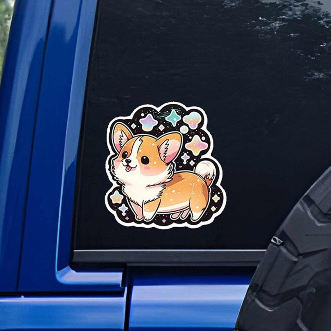 Kawaii Corgi Sticker Corgi Butt Sticker Corgi Car Sticker - Etsy
