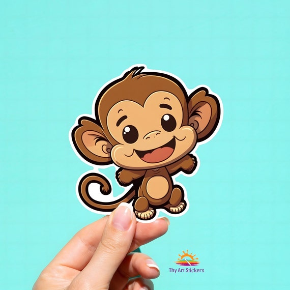 Laughing Cartoon Monkey