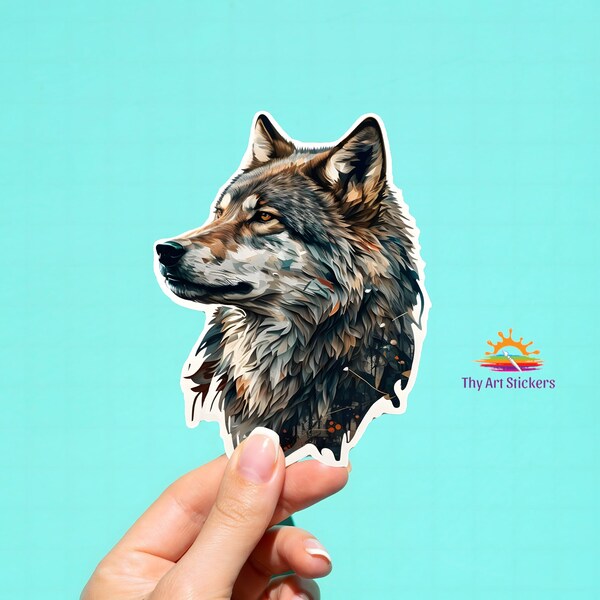 Wolf Wall Decal - Etsy