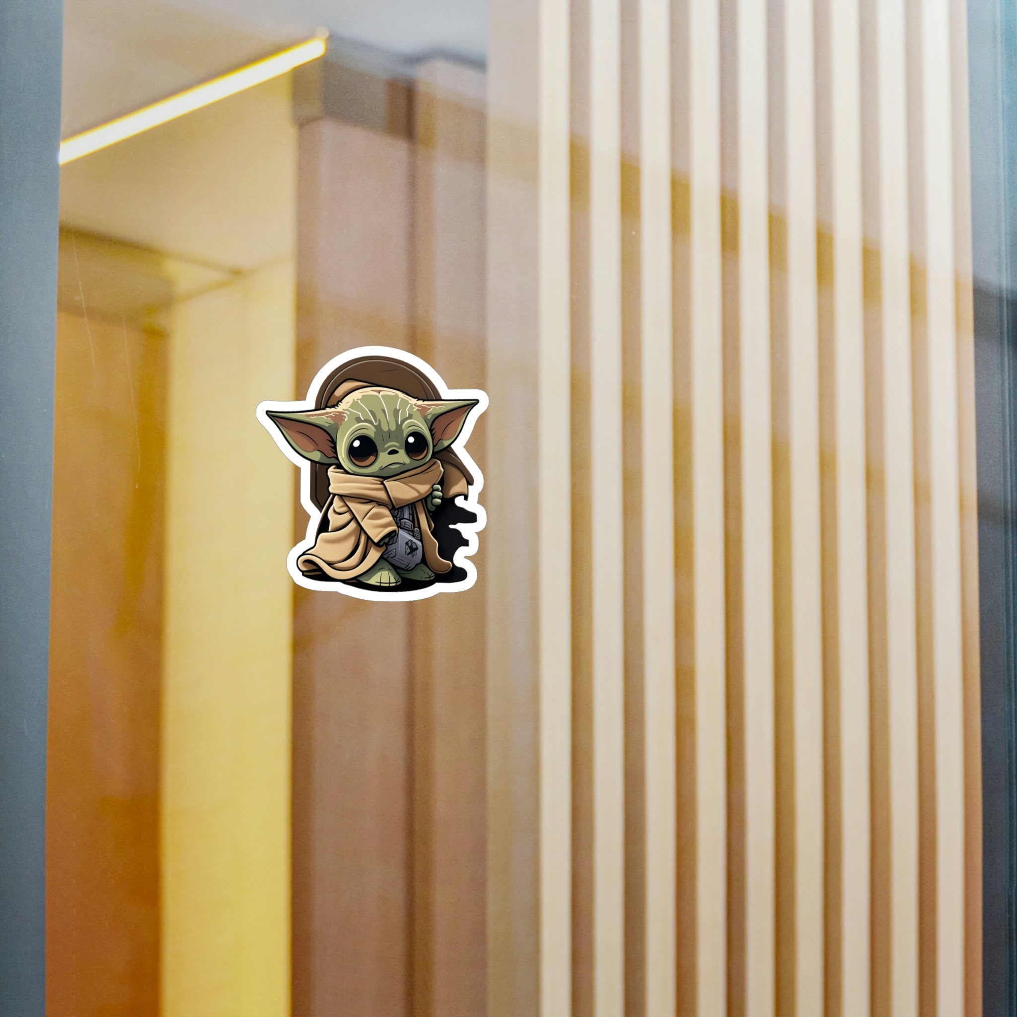 Baby Jedi Vinyl Decal | Movie Fan Art - Etsy