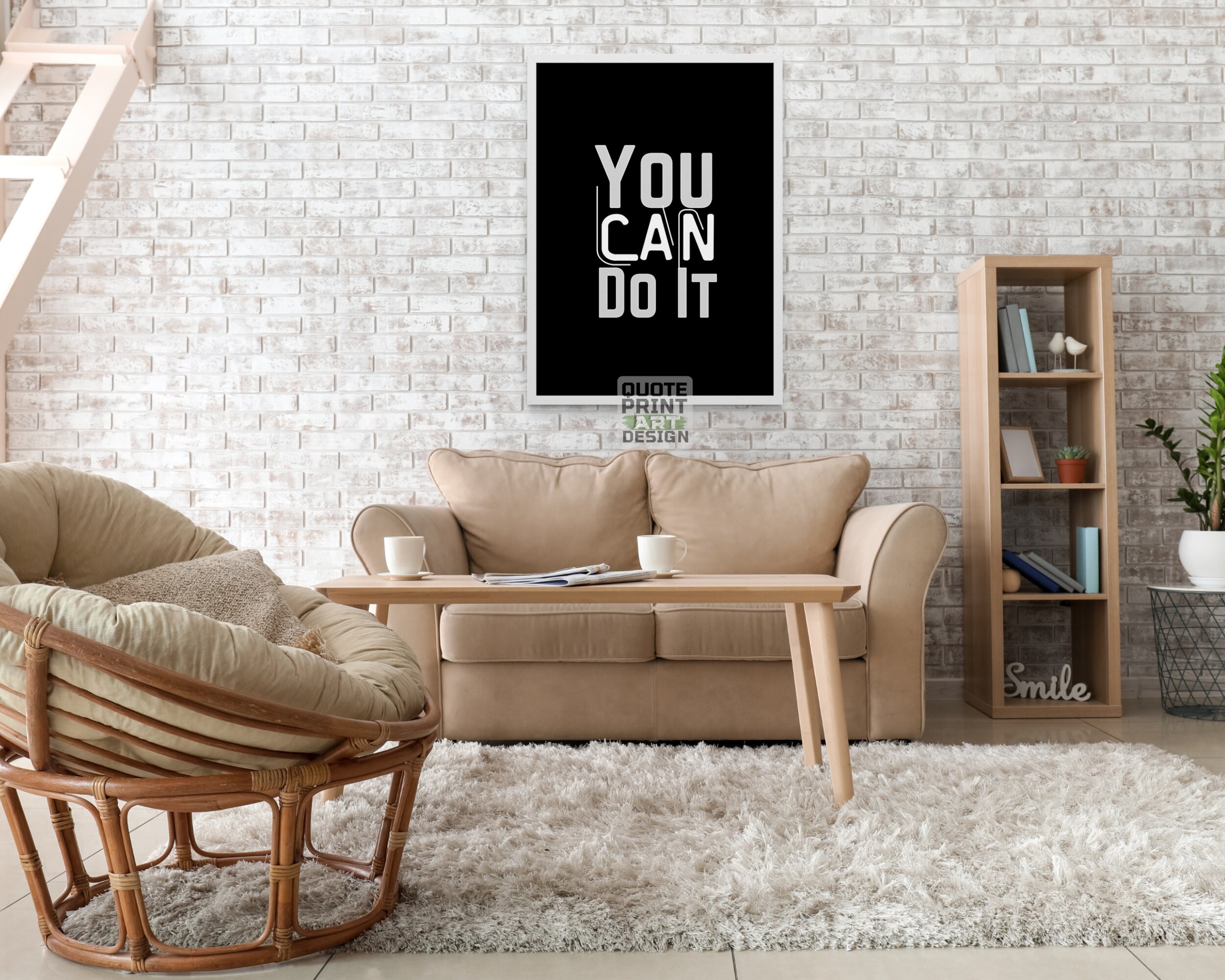 You CAN Do It Motivational Office Prints Positive Affirmations ...