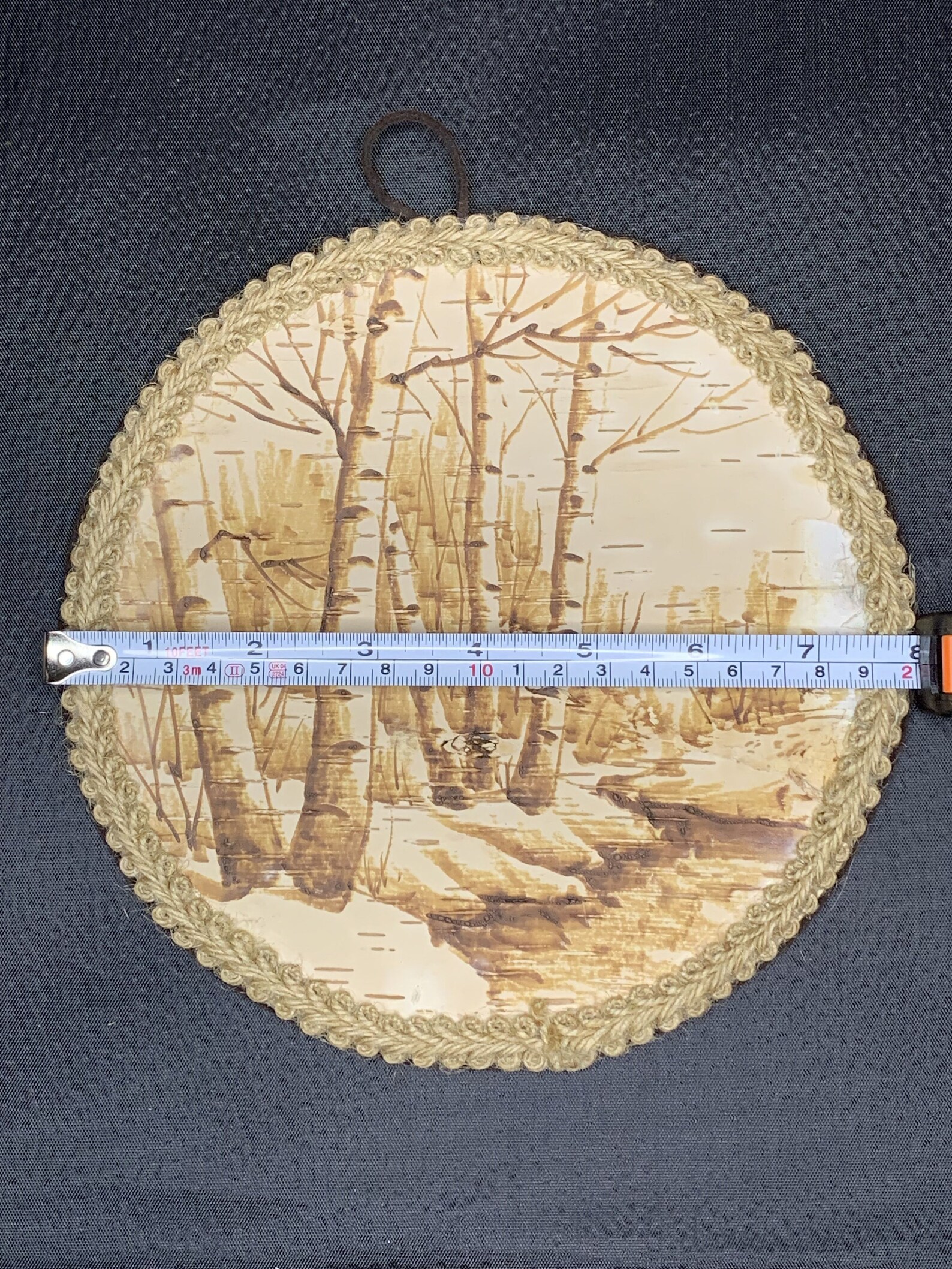 Birch Bark Wood Burning (pyrography) - the Birch Grove, 8" - Etsy