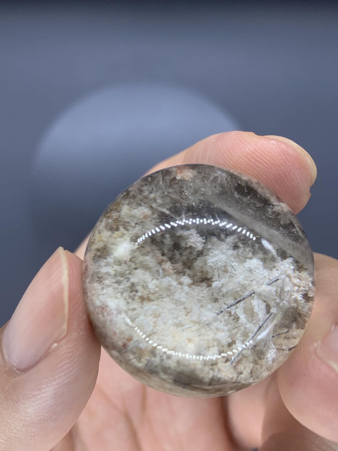 Natural Light Pink Phantom Quartz Sphere, Crystal Ball - Etsy