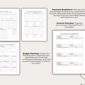 Personal Finance and Budgeting Bundle, Digital Download PDF, Simple ...