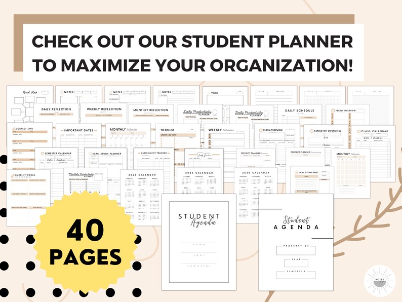 Printable Note Taking Templates for Students Class Note - Etsy