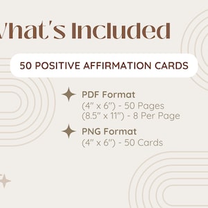 50 Positive Affirmation Cards for Self-love, Mindfulness, and ...