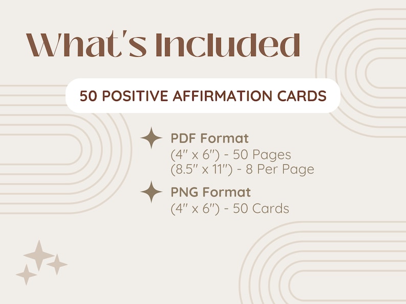 50 Positive Affirmation Cards for Self-love, Mindfulness, and ...