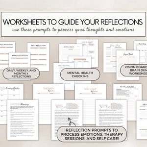 Self Care Digital Workbook, Printable PDF Self-help Planner - Etsy