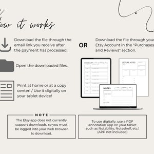 The Ultimate Printable Note Taking Templates Bundle for Students, Class ...