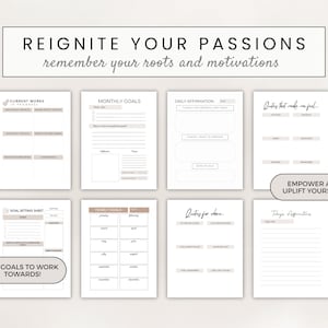 Self Care Digital Workbook, Printable PDF Self-help Planner - Etsy