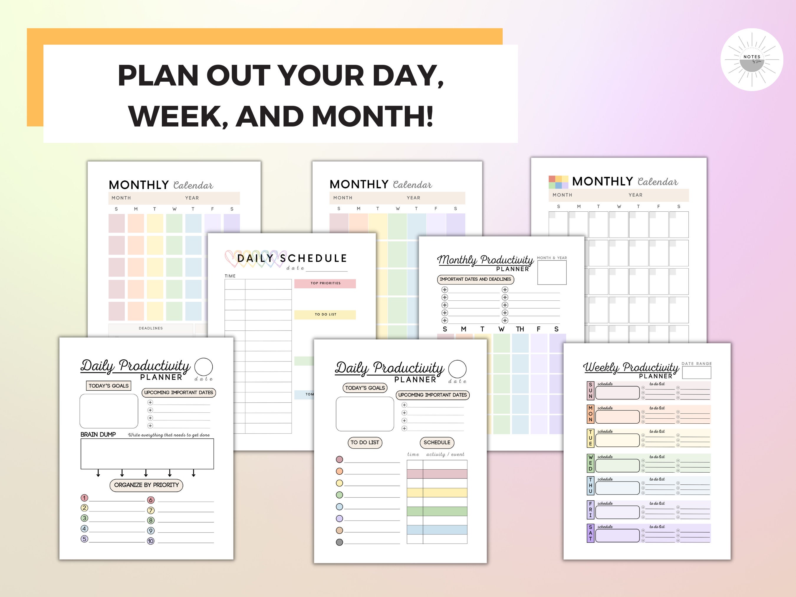 The Gay Agenda, Printable Pride Planner, Undated Calendar, LGBTQIA+ ...