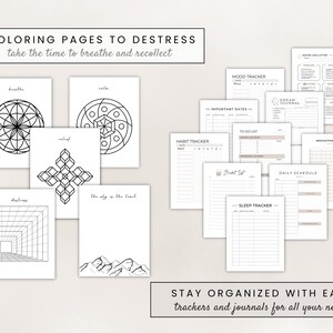 Self Care Digital Workbook, Printable PDF Self-help Planner - Etsy