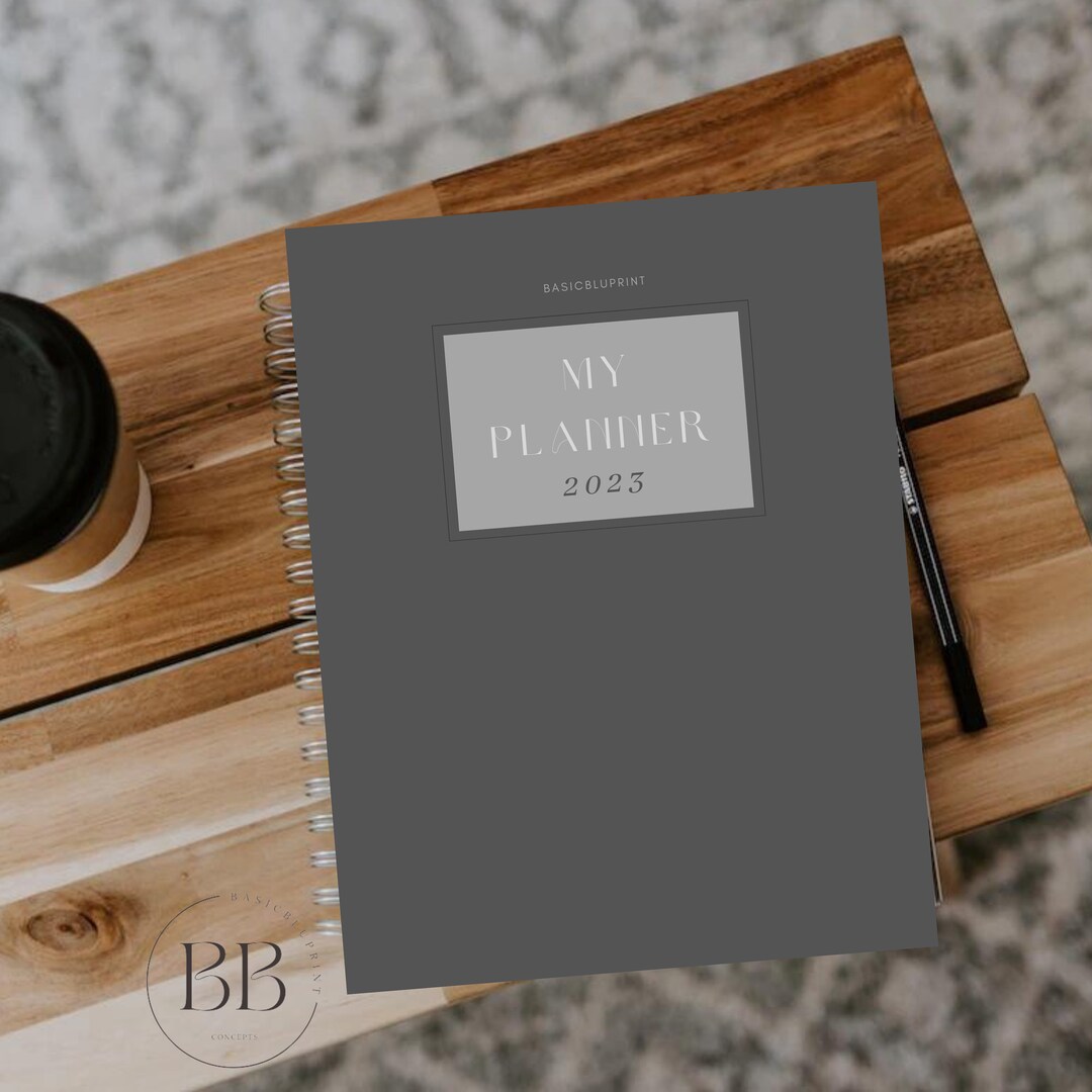 Digital Download 2023 Planner Basicbluprint Planner - Weekly & Daily - Etsy