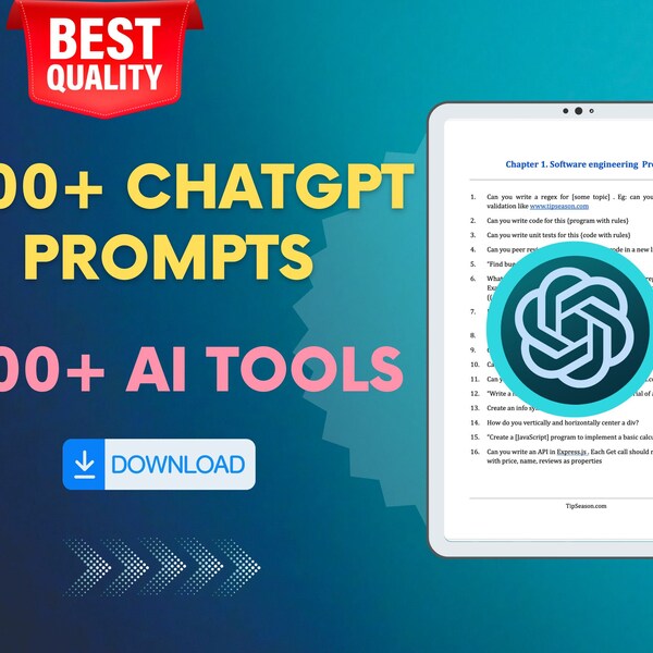 Chatgpt Prompts - Etsy