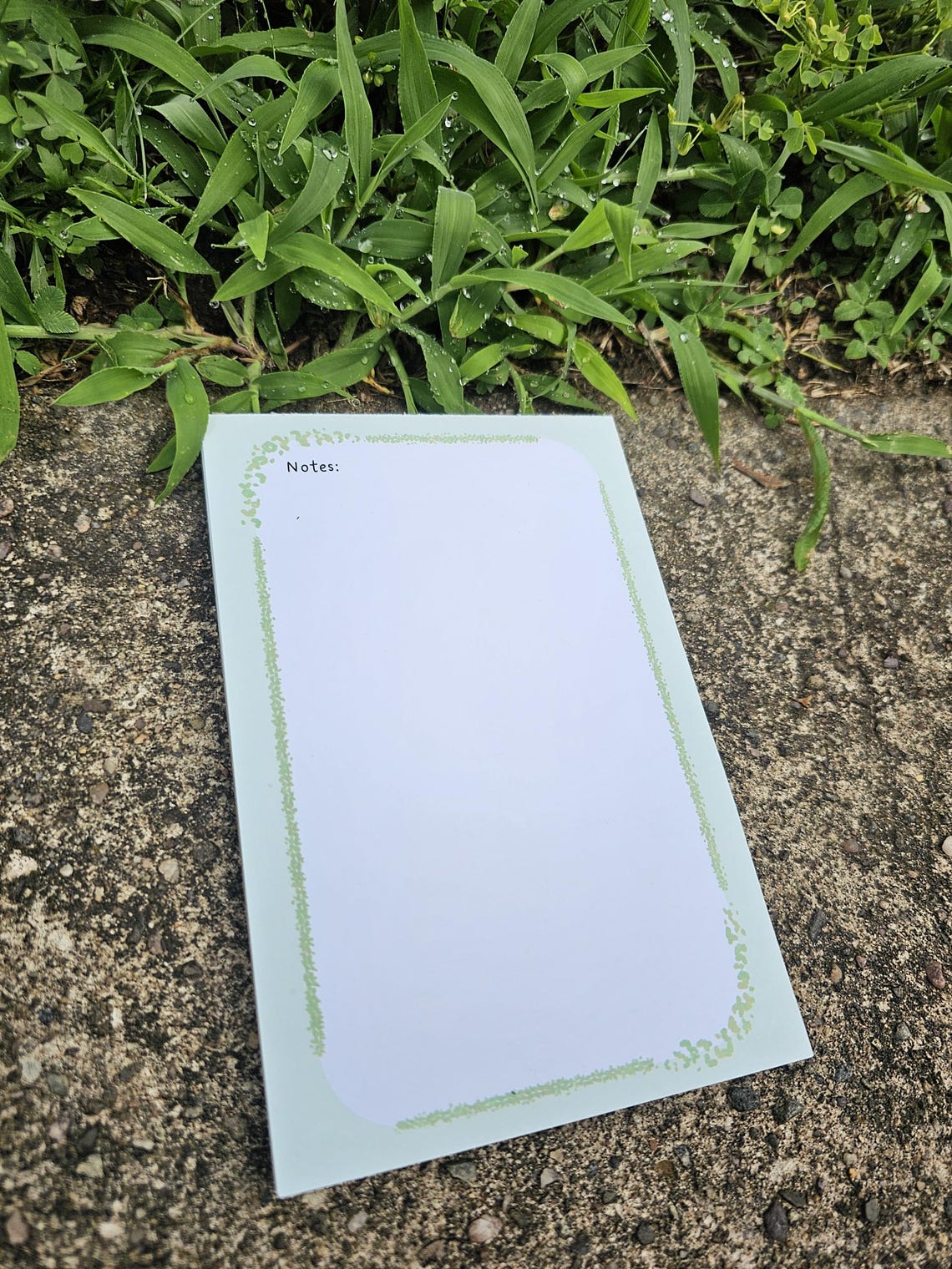 Mini Garden | 4x6 Notepad | Green Notes - Etsy