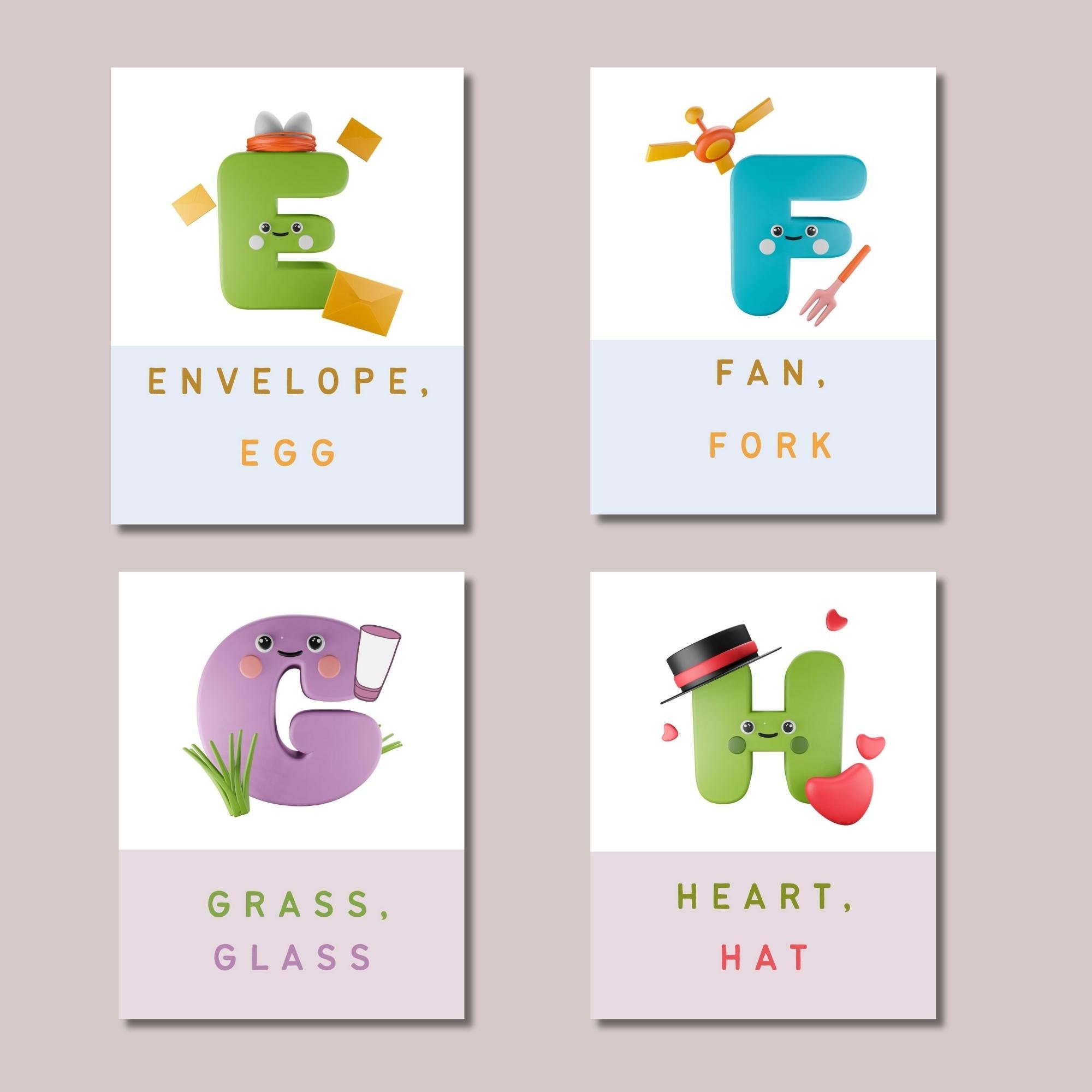 26 Printable Alphabet Letter Sounds Book,preschool-kdg Phonics.alphabet ...