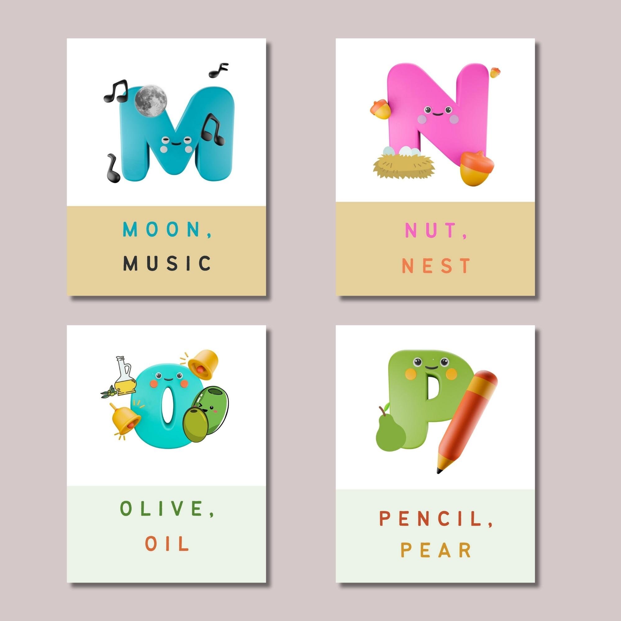 26 Printable Alphabet Letter Sounds Book,preschool-kdg Phonics.alphabet ...