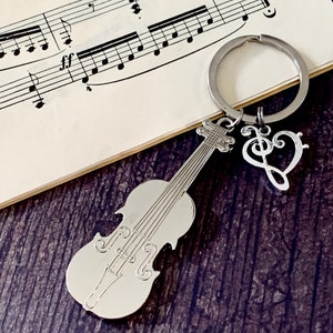 Violin Viola Cello Bass Orchestral String Instrument Silver Charm ...
