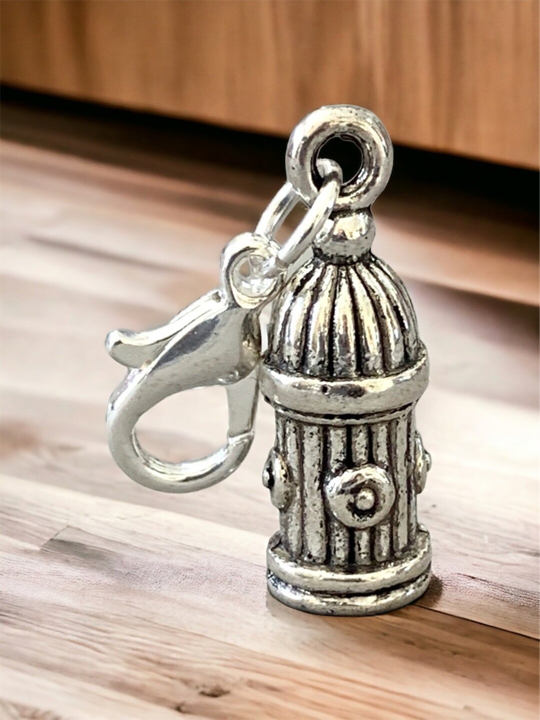 FIRE HYDRANT Clip-on Charm for Jewelry, Stitch Marker, Purse, Backpack ...